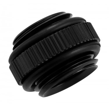 Fitting Coupling Adapter, *Black* Male-Male, G 1/4 BSPP_Koolance(中国)